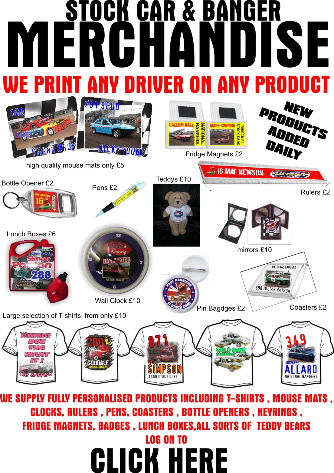 Merchandise :: www.stockcar-racing.co.uk